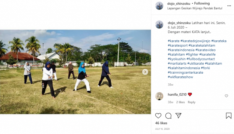 Info Penerimaan Anggota Baru Karate Kala Hitam DIY - SedayuNet